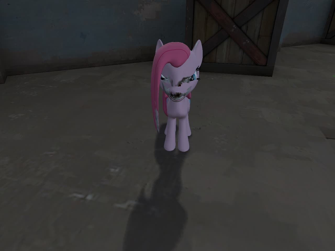 #2265407 - safe, artist:nightmenahalo117, pony, 3d, rabies - Derpibooru