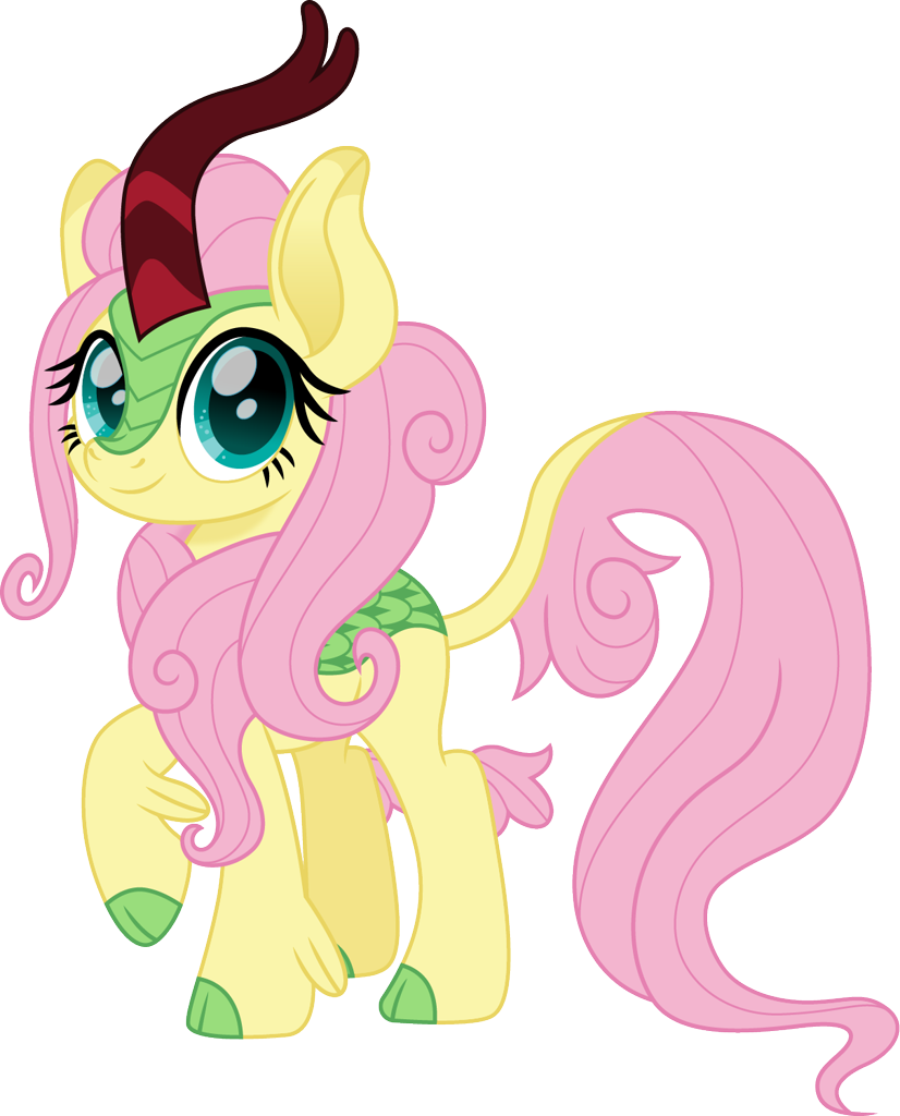 #2265481 - safe, artist:cloudy glow, fluttershy, kirin, cute, female ...