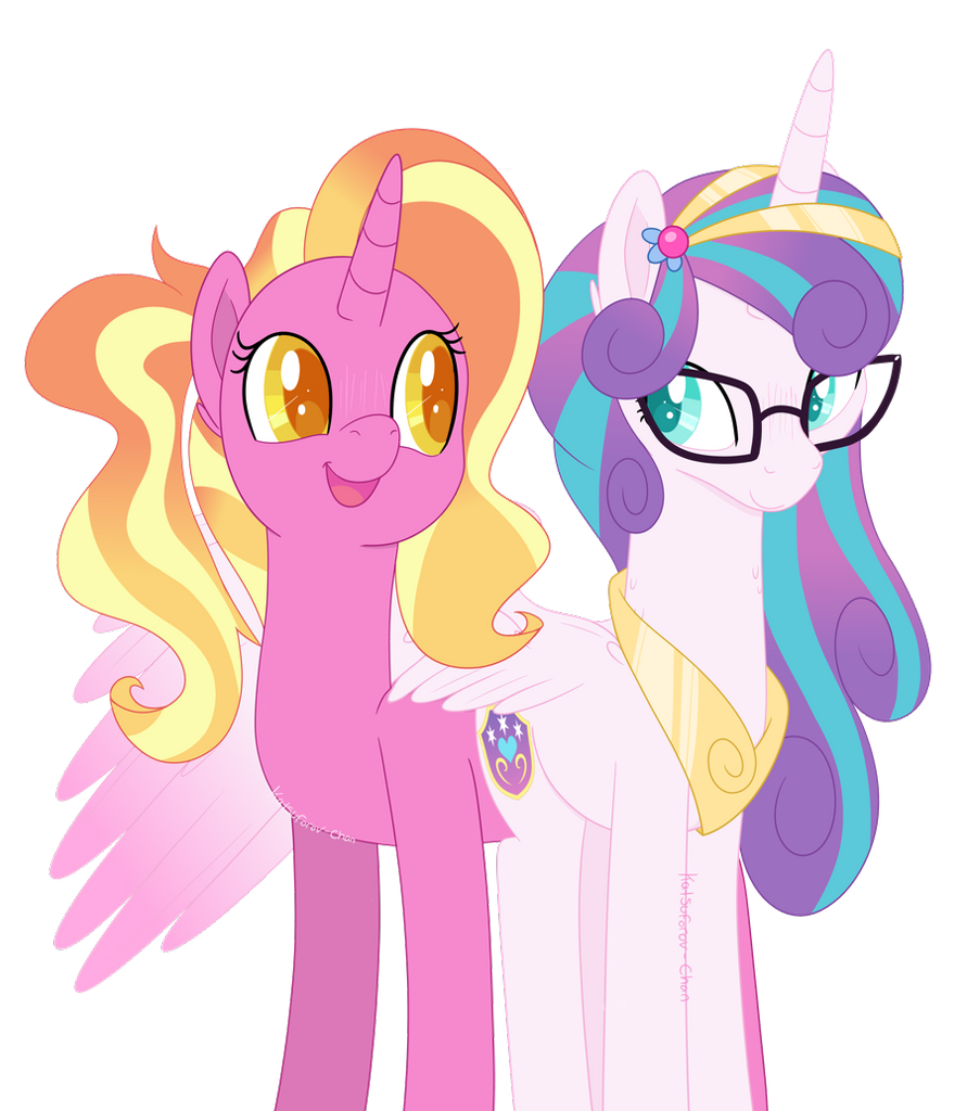 #2267681 - safe, artist:traveleraoi, luster dawn, princess flurry heart ...