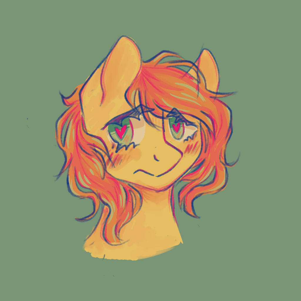 #2295053 - safe, artist:flaming-trash-can, earth pony, pony, simple ...