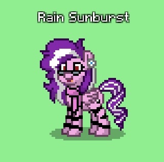 #2298278 - safe, oc, oc only, oc:rain sunburst, pegasus, pony, pony town, clothes, female ...