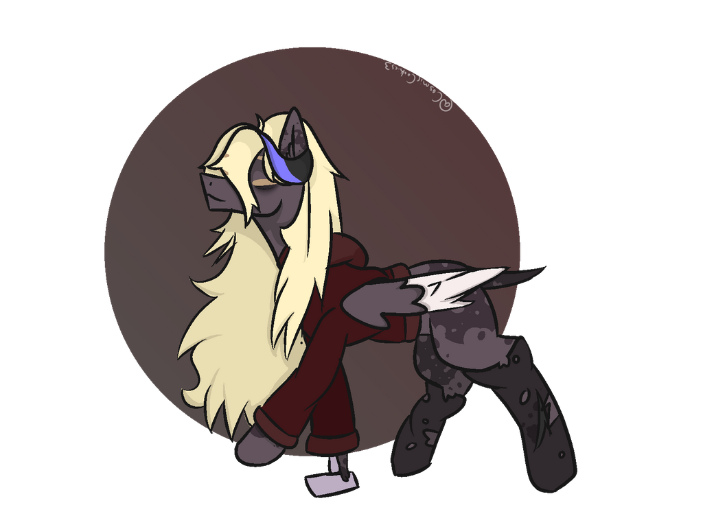 #2299069 - safe, artist:cosmiccookies3, oc, oc only, oc:black decay ...