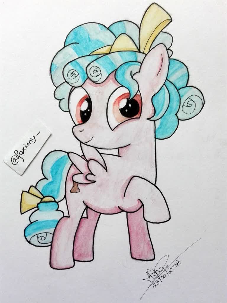 #2300970 - safe, artist:foxiny, cozy glow, pony, g4, cozybetes, cute ...