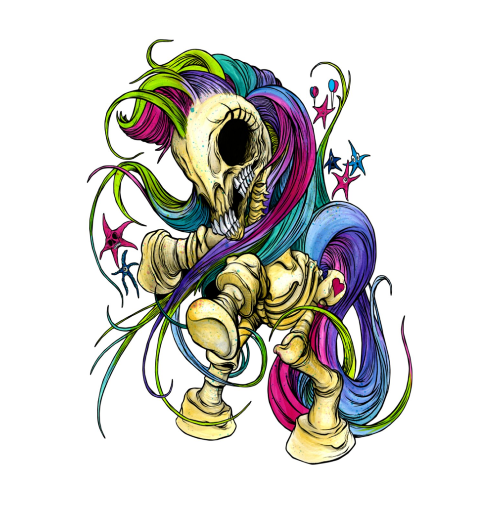 #2301226 - safe, artist:alex pardee, pony, skeleton pony, undead ...