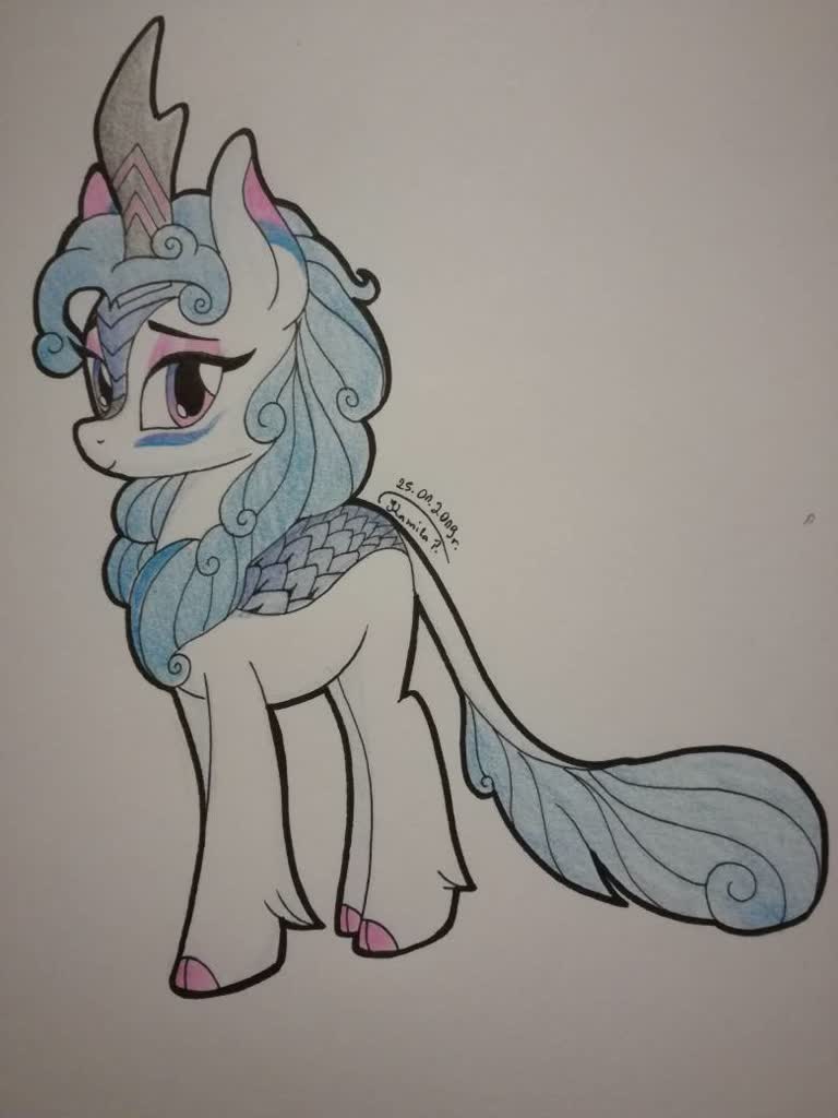 #2287868 - safe, artist:princesslunka10, oc, oc only, kirin, cute ...