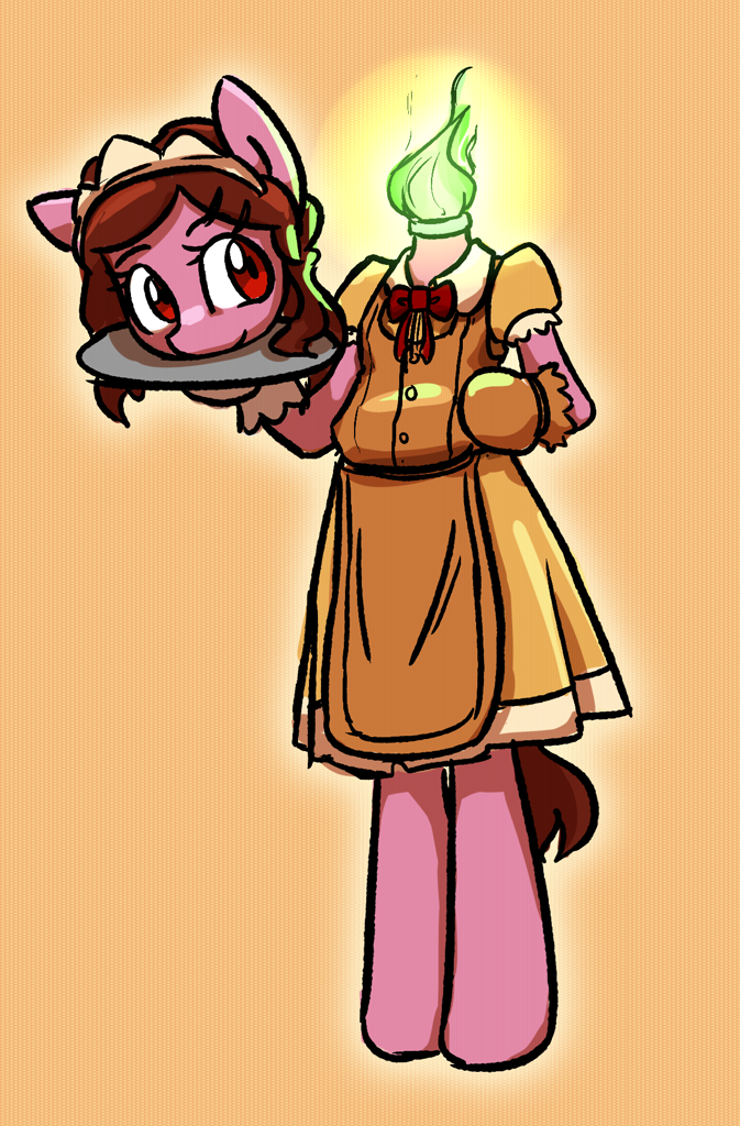 #2287947 - safe, artist:spheedc, oc, oc only, oc:berry bowl, dullahan ...