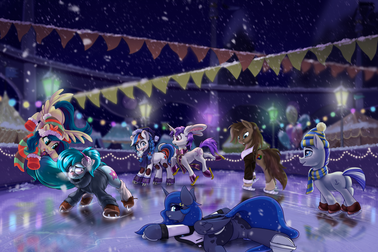 #2288539 - safe, artist:amishy, artist:ariamidnighters, artist:pony ...