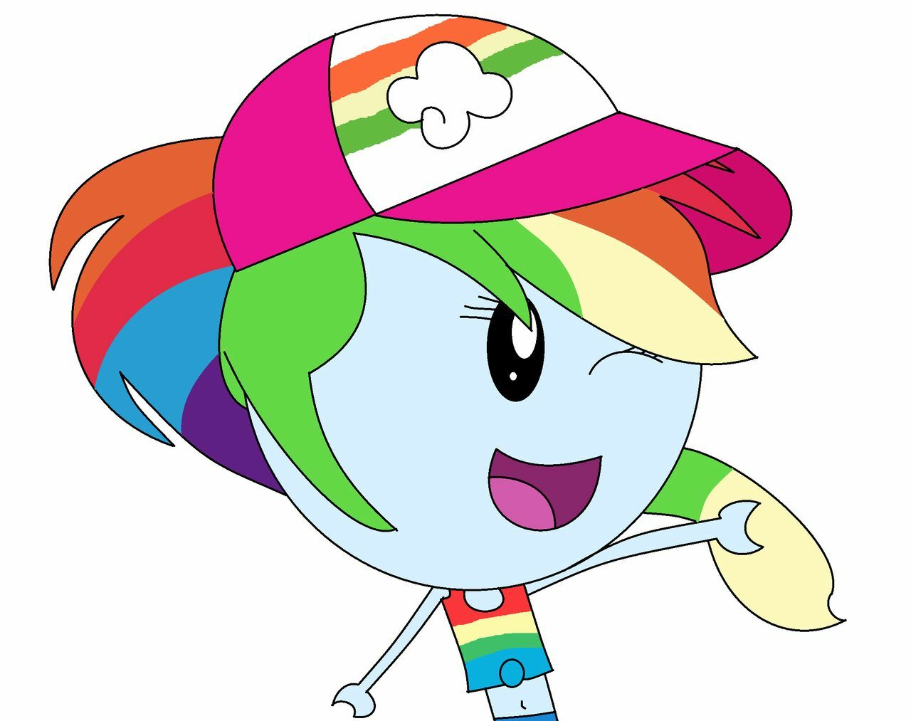 #2302438 - safe, artist:pugleg2004, rainbow dash, equestria girls ...