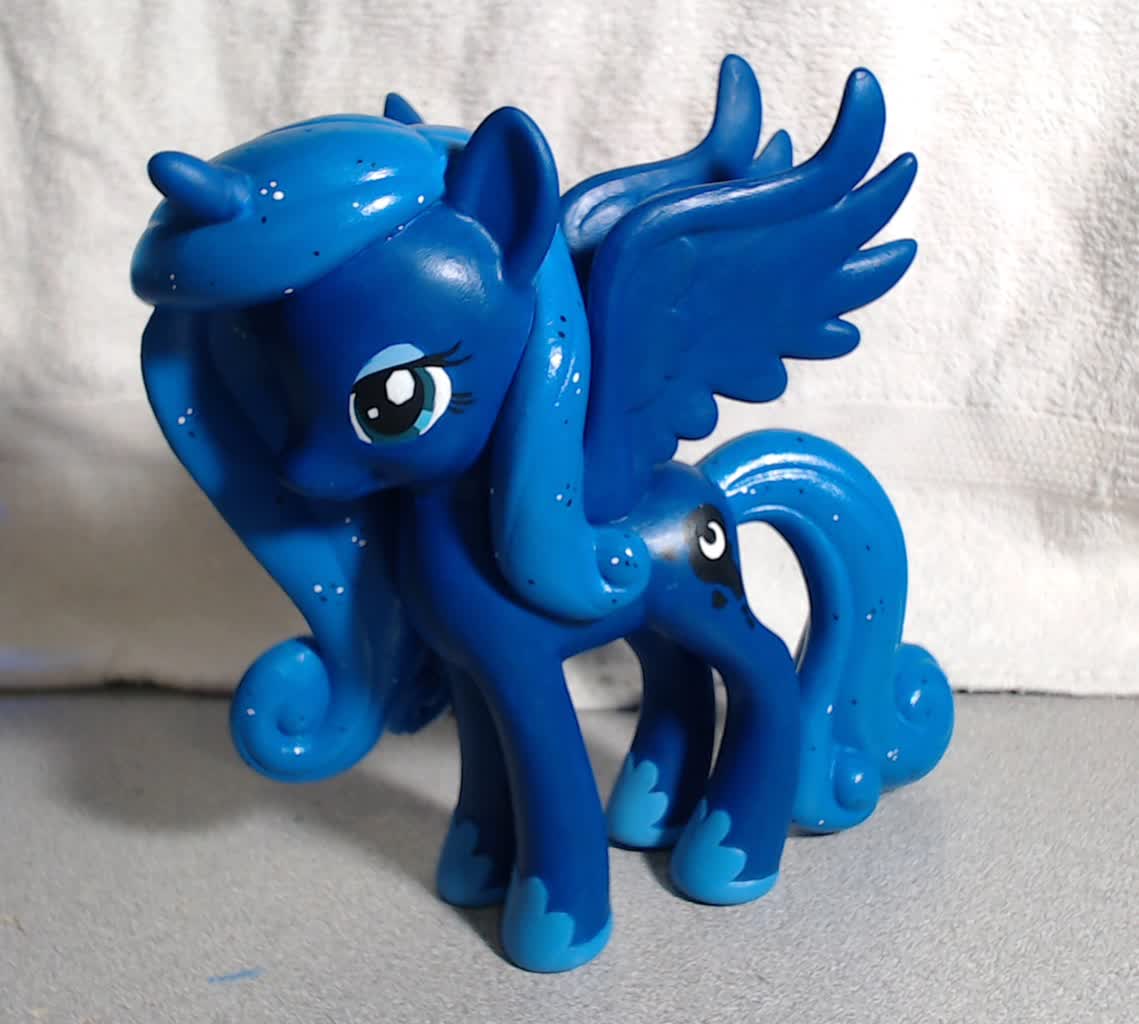 #2305253 - safe, artist:eatcarbs, princess luna, g4, customized toy ...