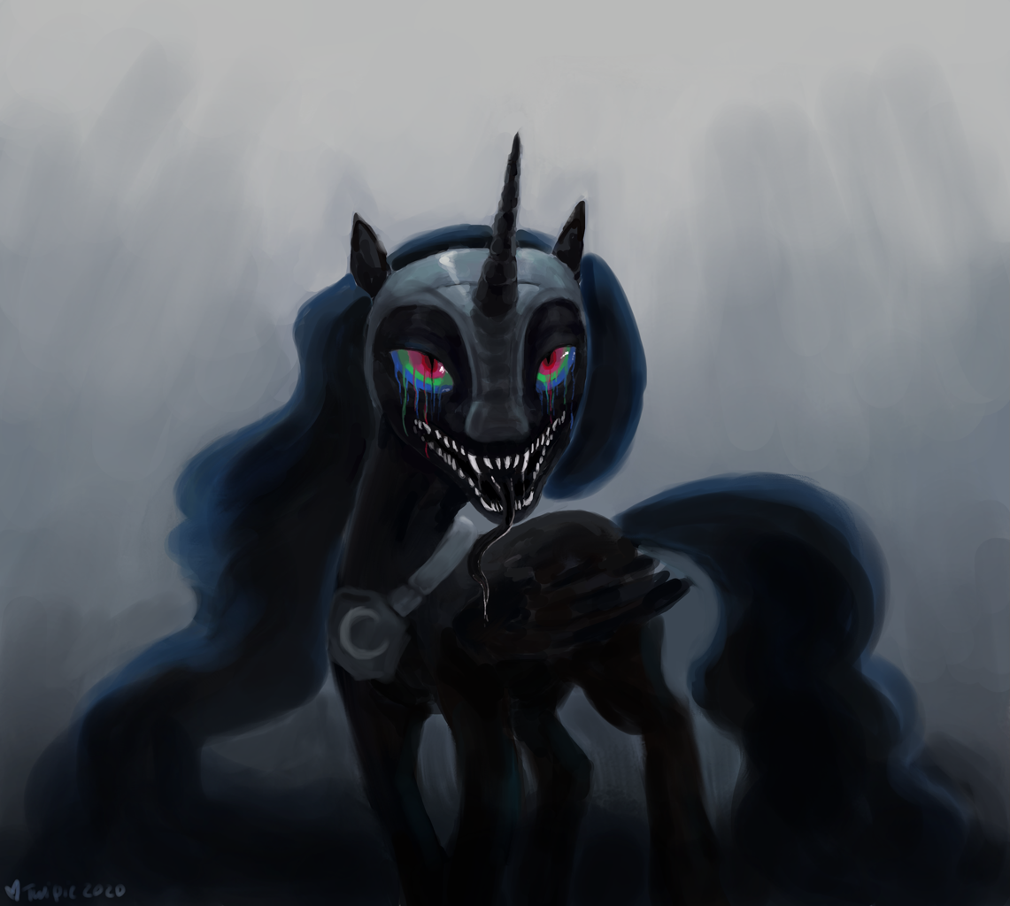 #2306127 - semi-grimdark, artist:misstwipietwins, nightmare moon ...