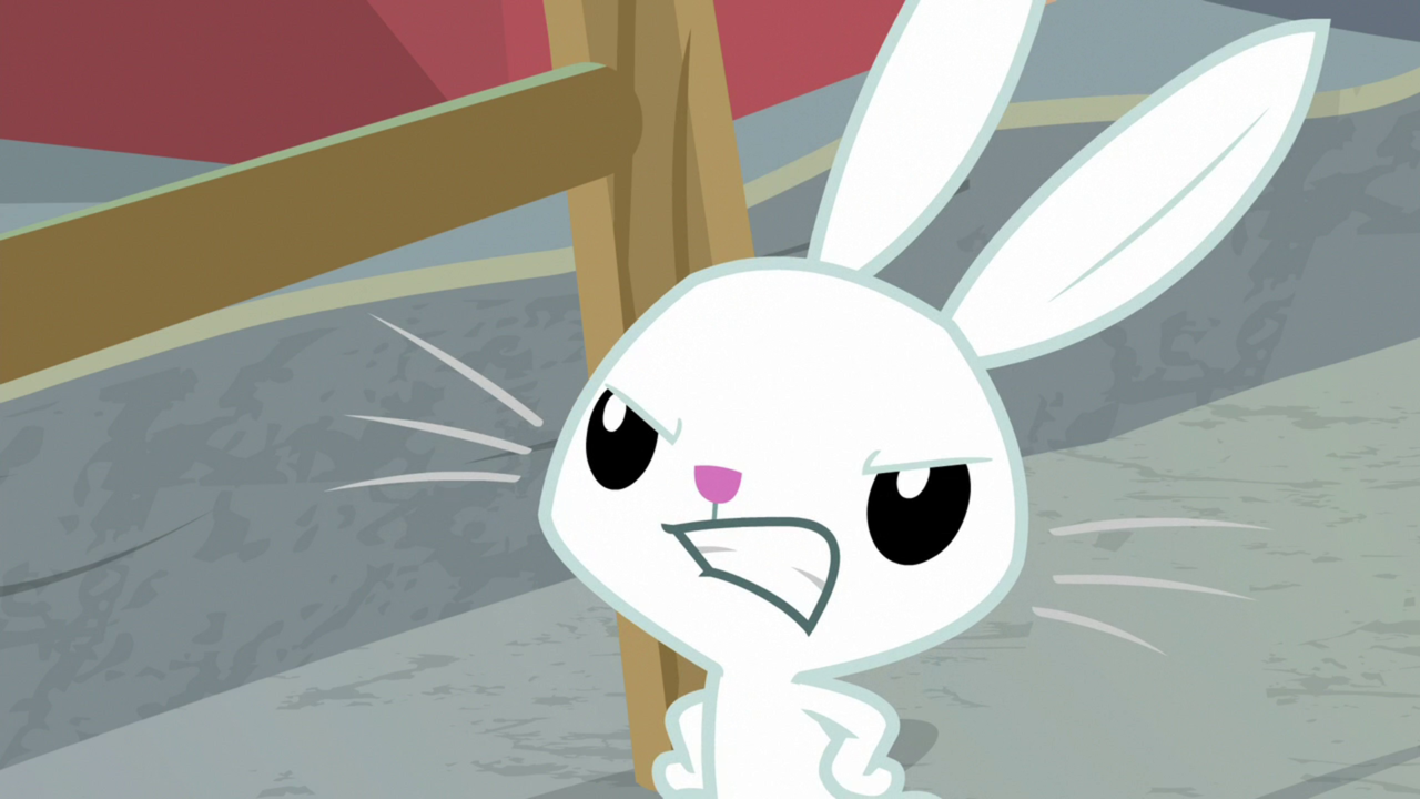 #2307288 - safe, screencap, angel bunny, rabbit, g4, she talks to angel ...