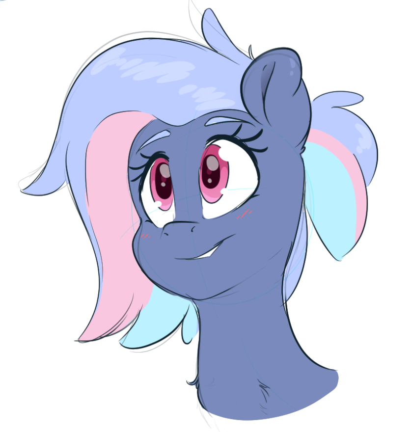 #2308513 - safe, artist:fluffyxai, oc, oc:bit rate, pony, ponyfest, smiling - Derpibooru