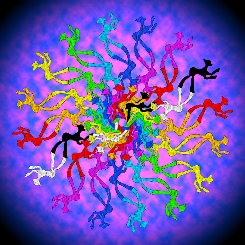 #2290408 - safe, artist:keshakadens, earth pony, pony, abstract ...