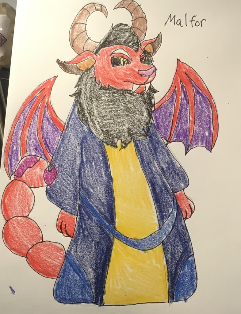 #2292819 - safe, oc, oc only, oc:malgor, manticore, anthro, antagonist ...