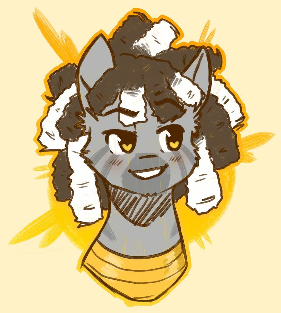 #2293695 - safe, artist:kitberryart, oc, oc:ezekiel, zebra, heart eyes ...