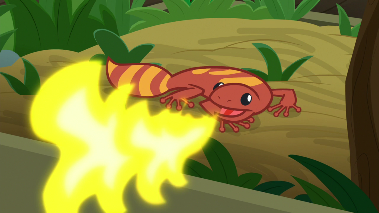 #2318747 - safe, screencap, fire lizard, gecko, lizard, reptile, she ...