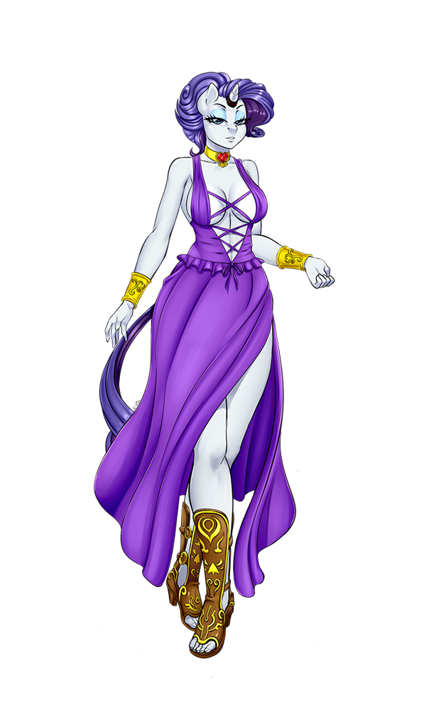 2324442 Safe Artistpia Sama Rarity Unicorn Anthro Plantigrade Anthro G4 Bedroom Eyes
