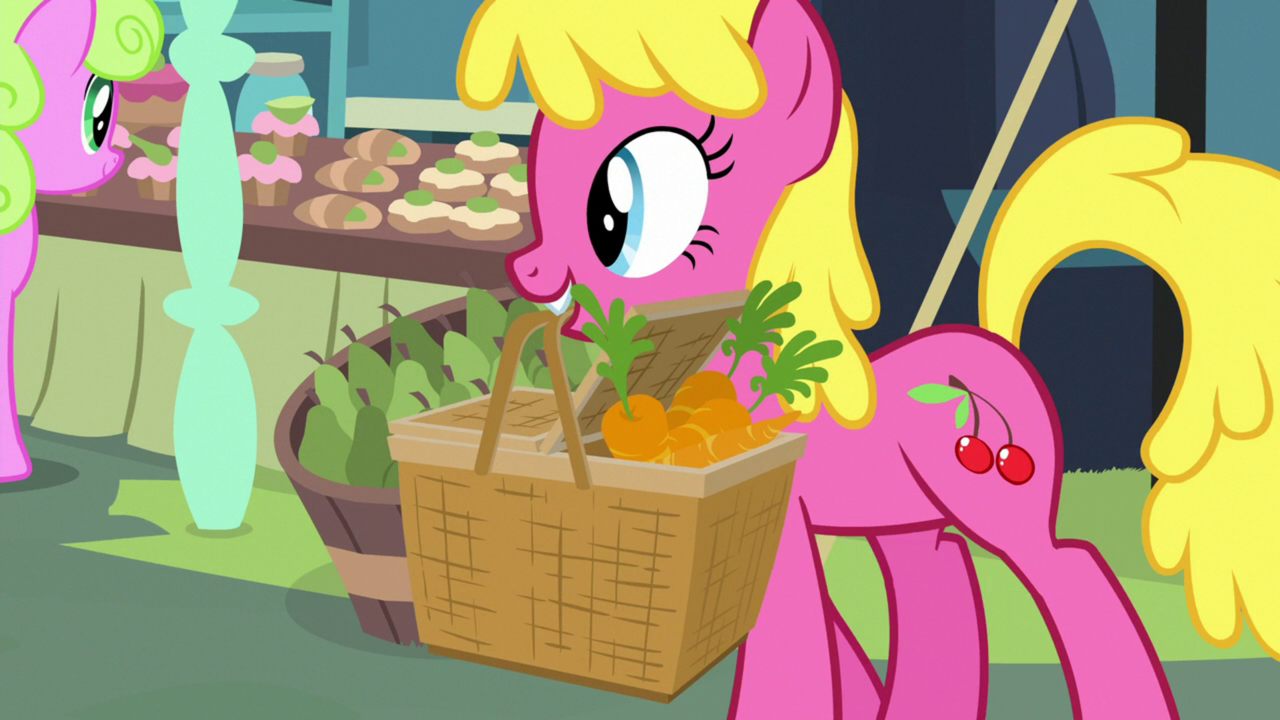 #2312055 - safe, screencap, cherry berry, daisy, flower wishes, earth ...