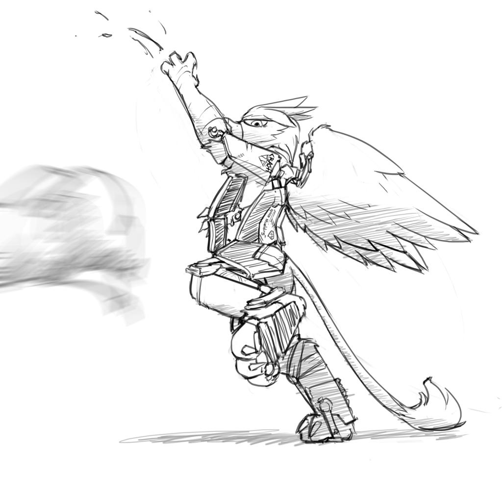 #2326936 - safe, artist:captainhoers, oc, oc:serilde, griffon, black ...