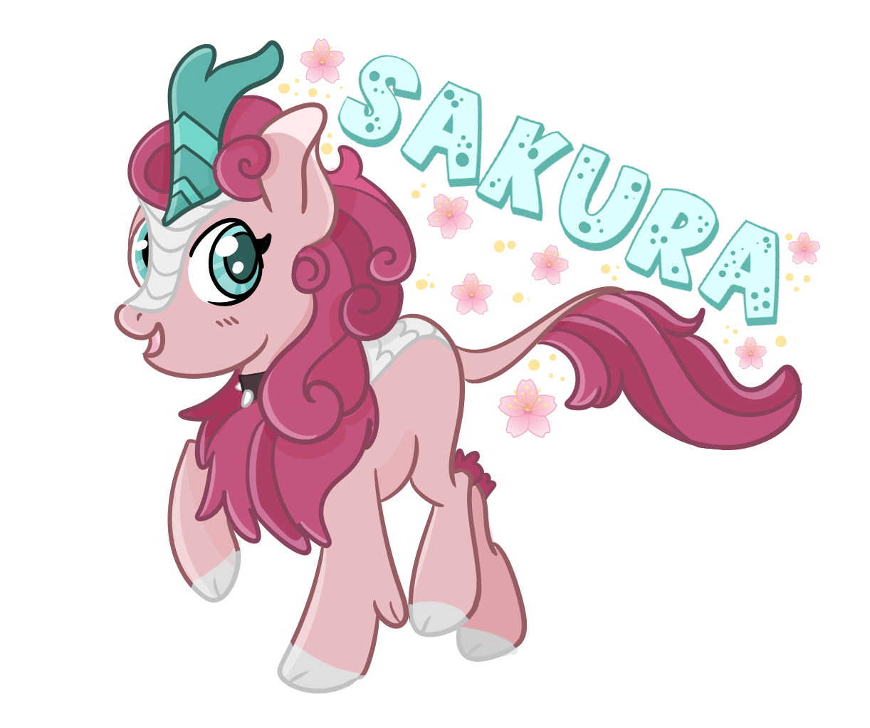 #2327565 - safe, artist:redpalette, oc, oc only, kirin, badge, cherry ...