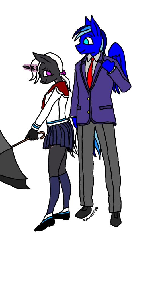 #2333194 - safe, artist:echoarts, oc, oc:blueflame, oc:tantabus ...