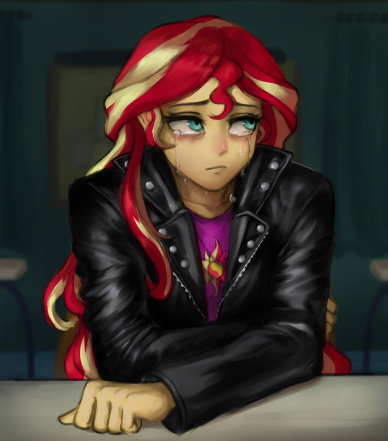 #2334083 - safe, artist:nairdags, sunset shimmer, equestria girls, g4 ...