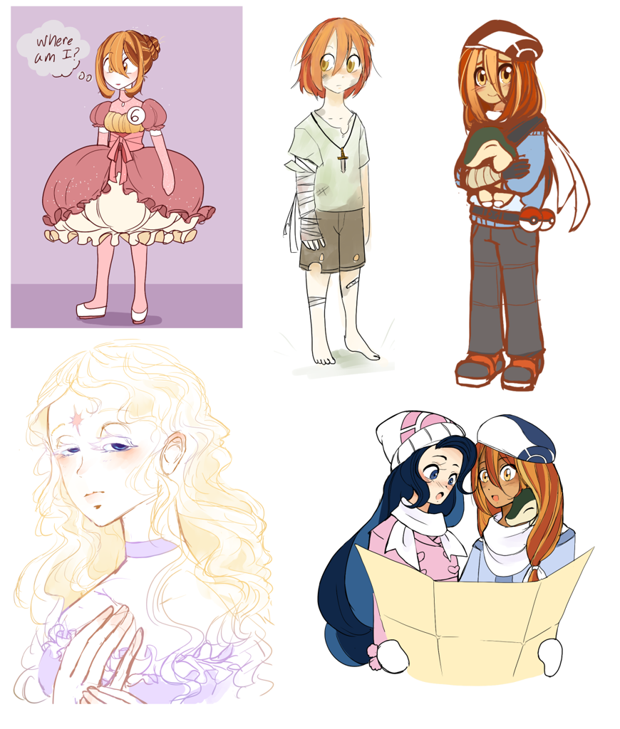 #2314308 - safe, artist:happypaca, oc, oc:comet radiance, oc:dolly dusk ...