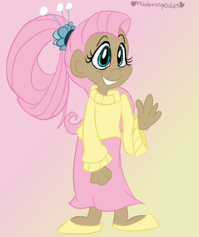 #2315861 - safe, artist:mirabuncupcakes15, fluttershy, human, the last ...