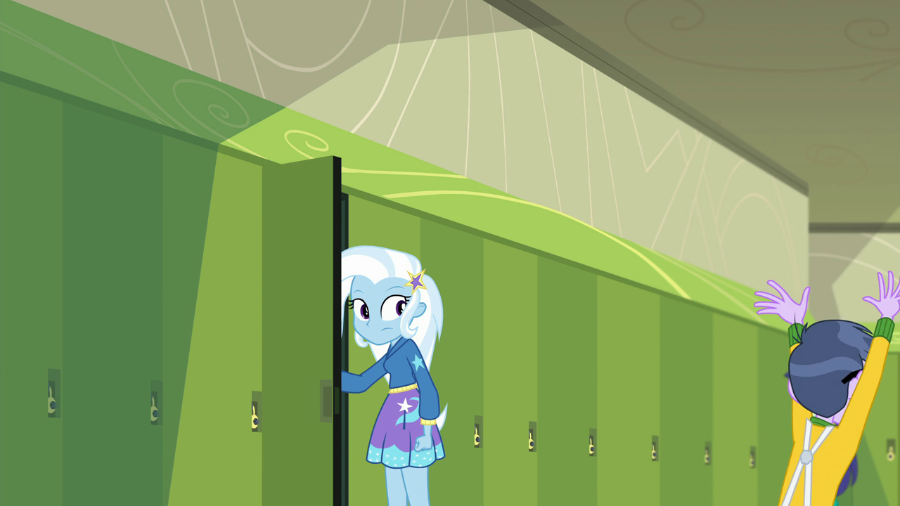 #2318007 - safe, screencap, microchips, trixie, equestria girls ...