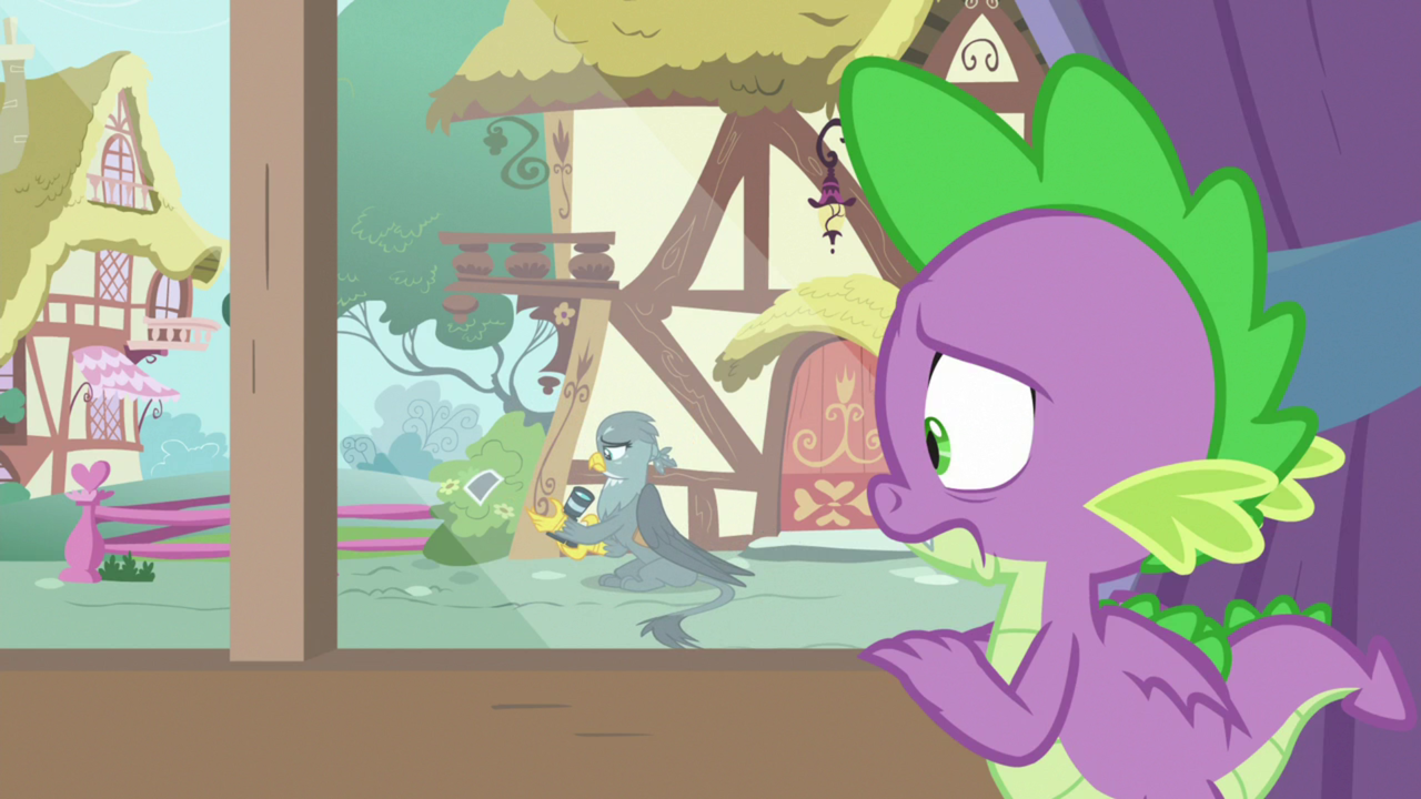 #2346721 - safe, screencap, gabby, spike, griffon, dragon dropped, g4 ...