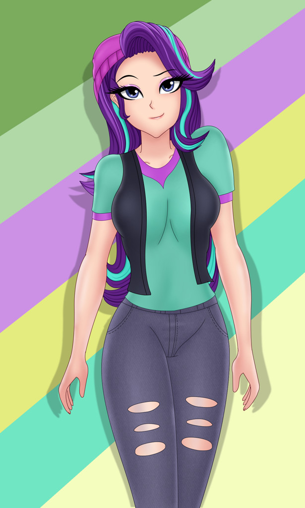 #2346994 - safe, artist:anonix123, starlight glimmer, human, equestria ...