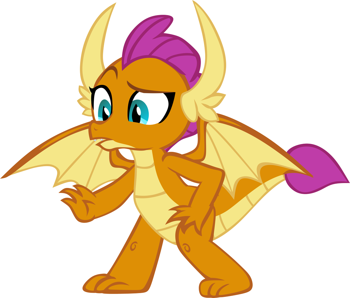 #2348035 - safe, artist:memnoch, smolder, female, simple background ...