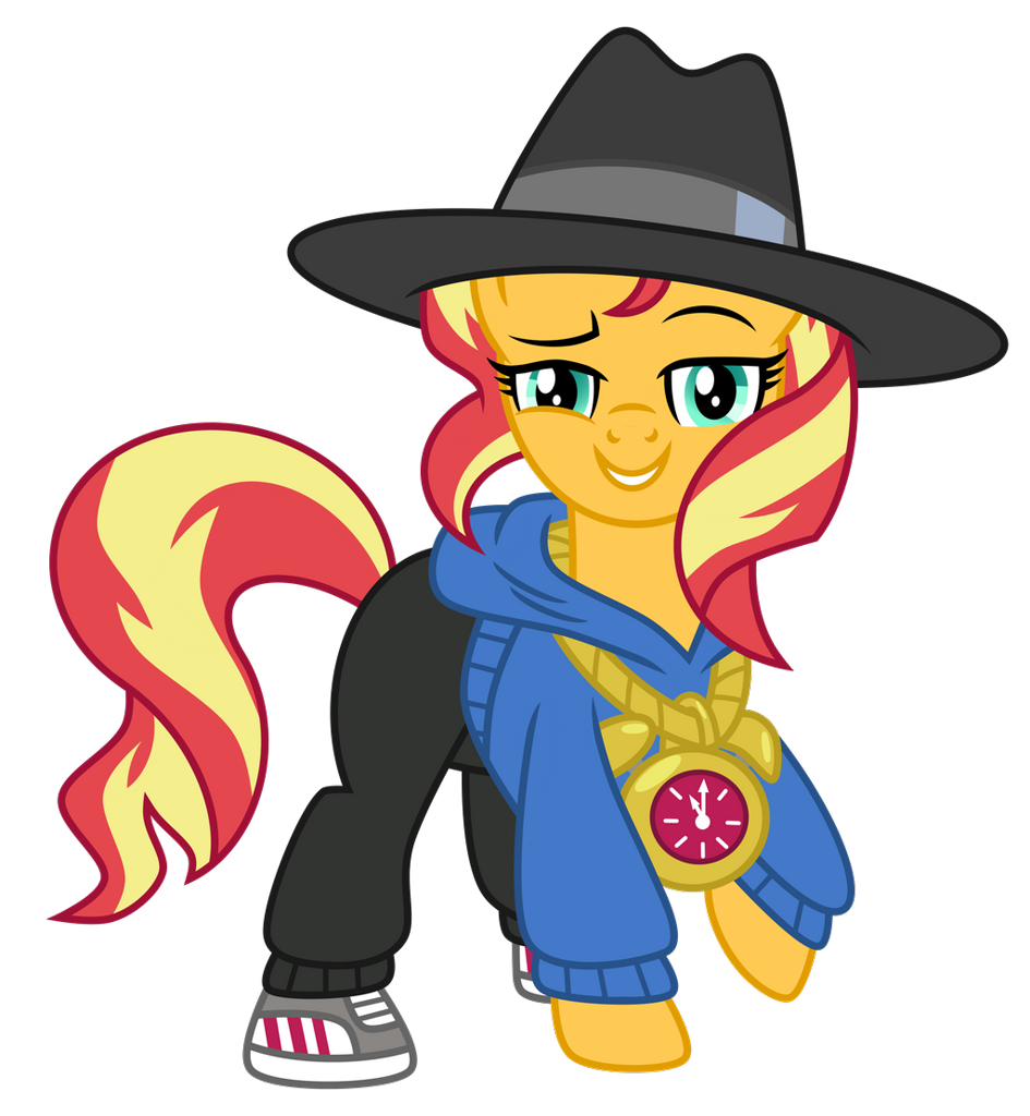 #2349385 - safe, artist:emeraldblast63, sunset shimmer, pony, unicorn ...