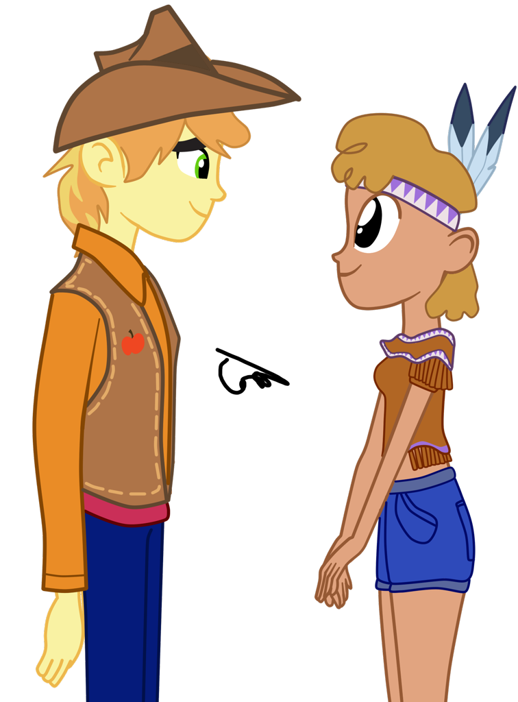 #2349849 - safe, artist:gmaplay, braeburn, little strongheart ...