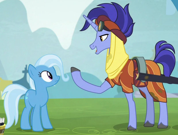 #2351425 - safe, screencap, hoo'far, trixie, pony, saddle arabian ...