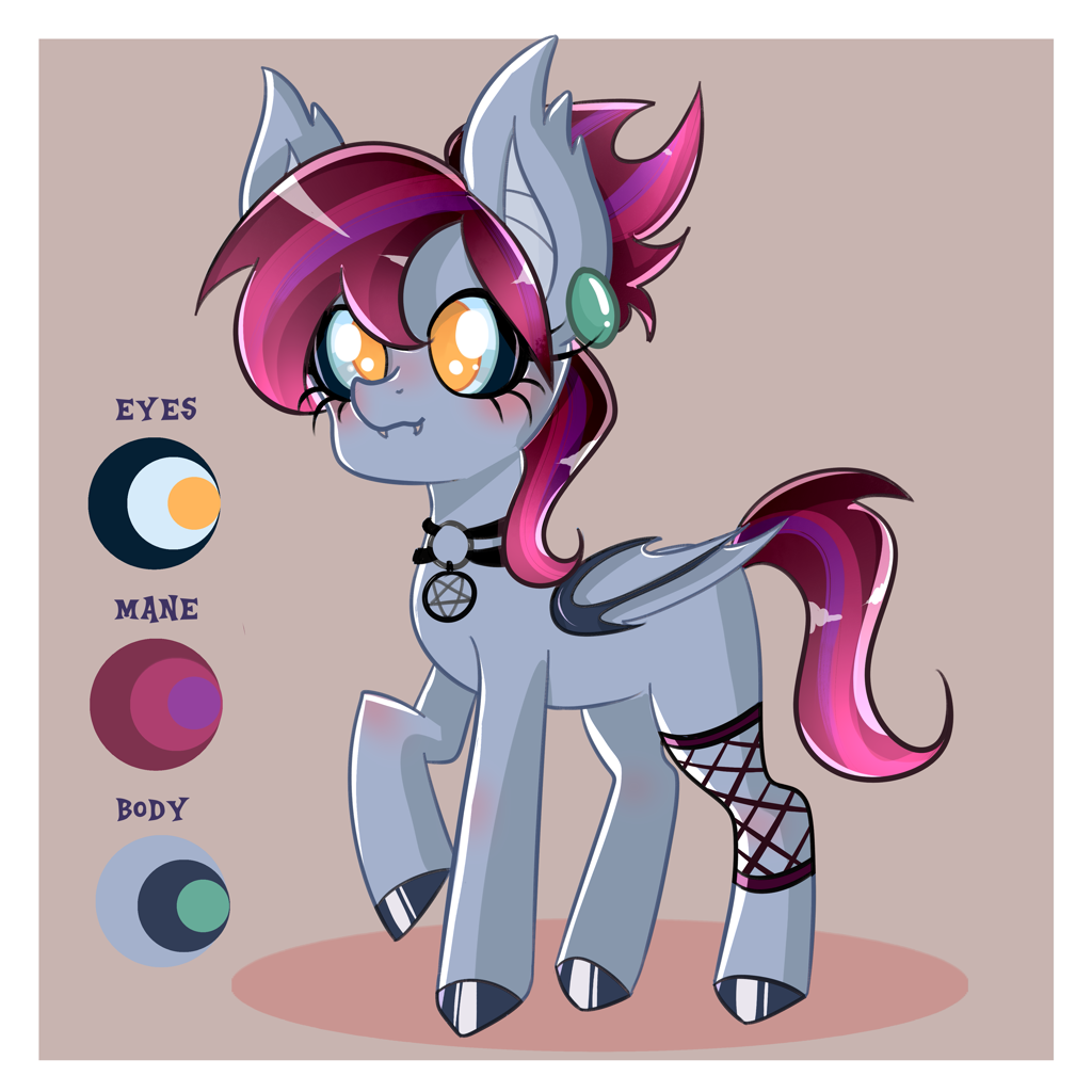 #2352286 - safe, artist:lkkkr, oc, oc only, unnamed oc, bat pony, pony ...