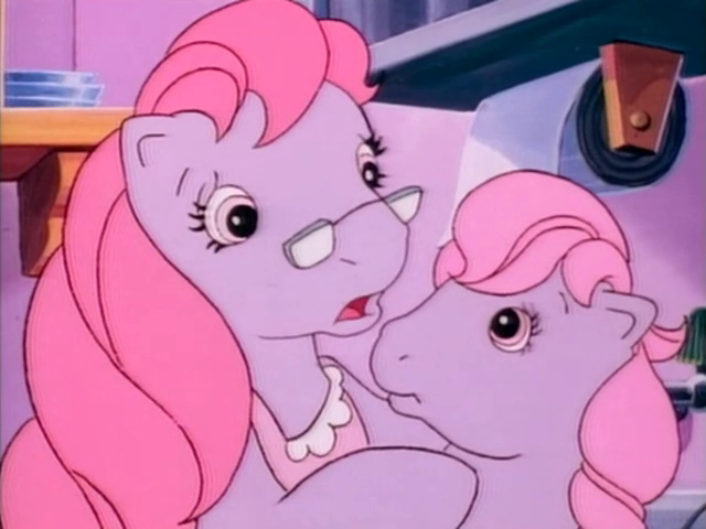 #2352864 - safe, screencap, clover (g1), mrs. bloom, earth pony, pony ...