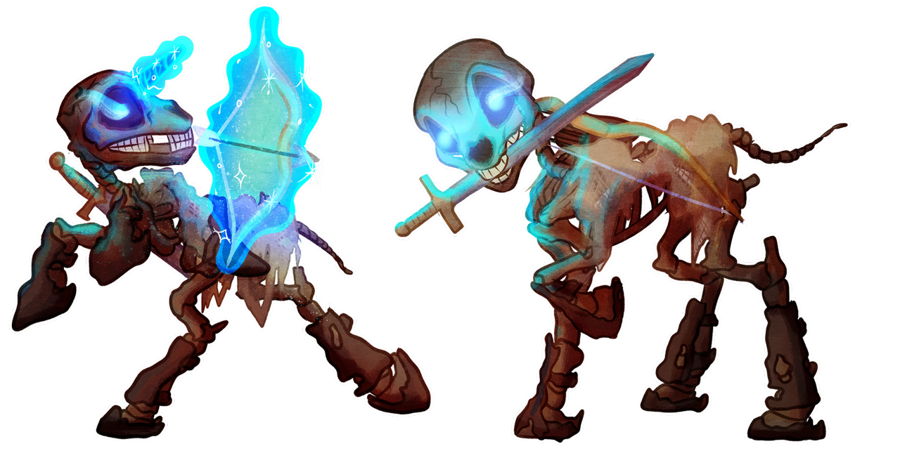 #2355253 - safe, artist:tiothebeetle, oc, pony, skeleton pony, undead ...