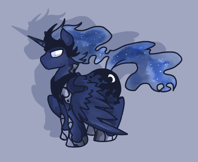 #2359077 - safe, artist:soulwarri0r, princess luna, alicorn, pony ...