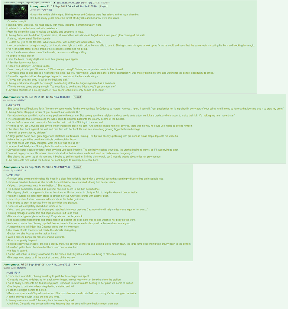 #2360811 - explicit, princess cadance, queen chrysalis, shining armor ...