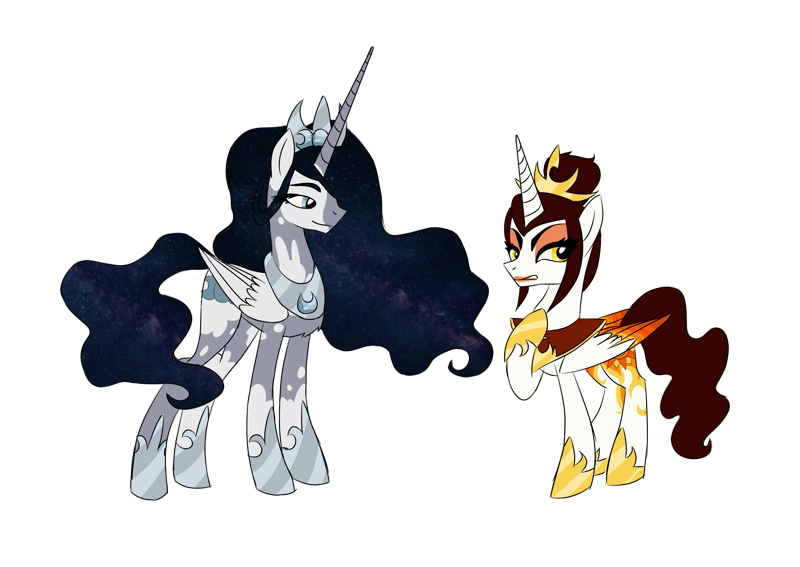princess luna and celestia cutie mark
