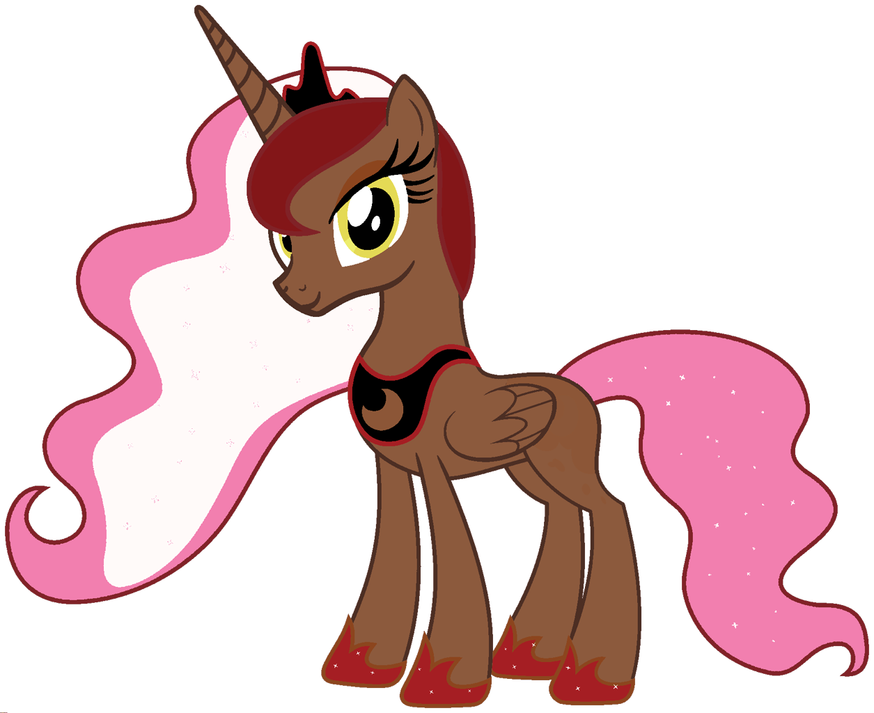 #2340962 - safe, edit, vector edit, princess luna, winona, alicorn ...