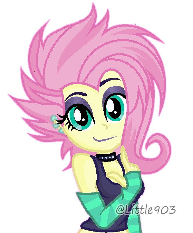 #2341157 - safe, artist:little903, fluttershy, equestria girls, g4, my ...
