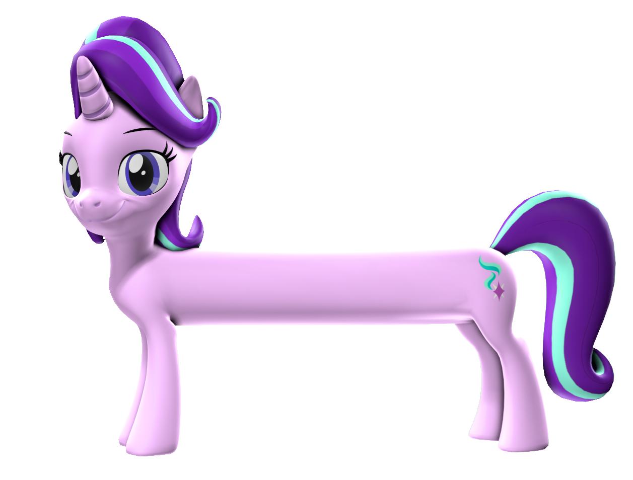#2341282 - safe, artist:xppp1n, starlight glimmer, g4, 3d, long glimmer ...