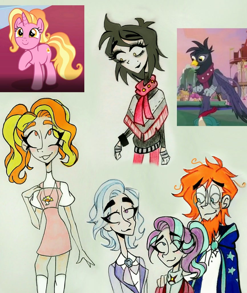 #2341957 - safe, artist:citi, georgia, luster dawn, starlight glimmer ...