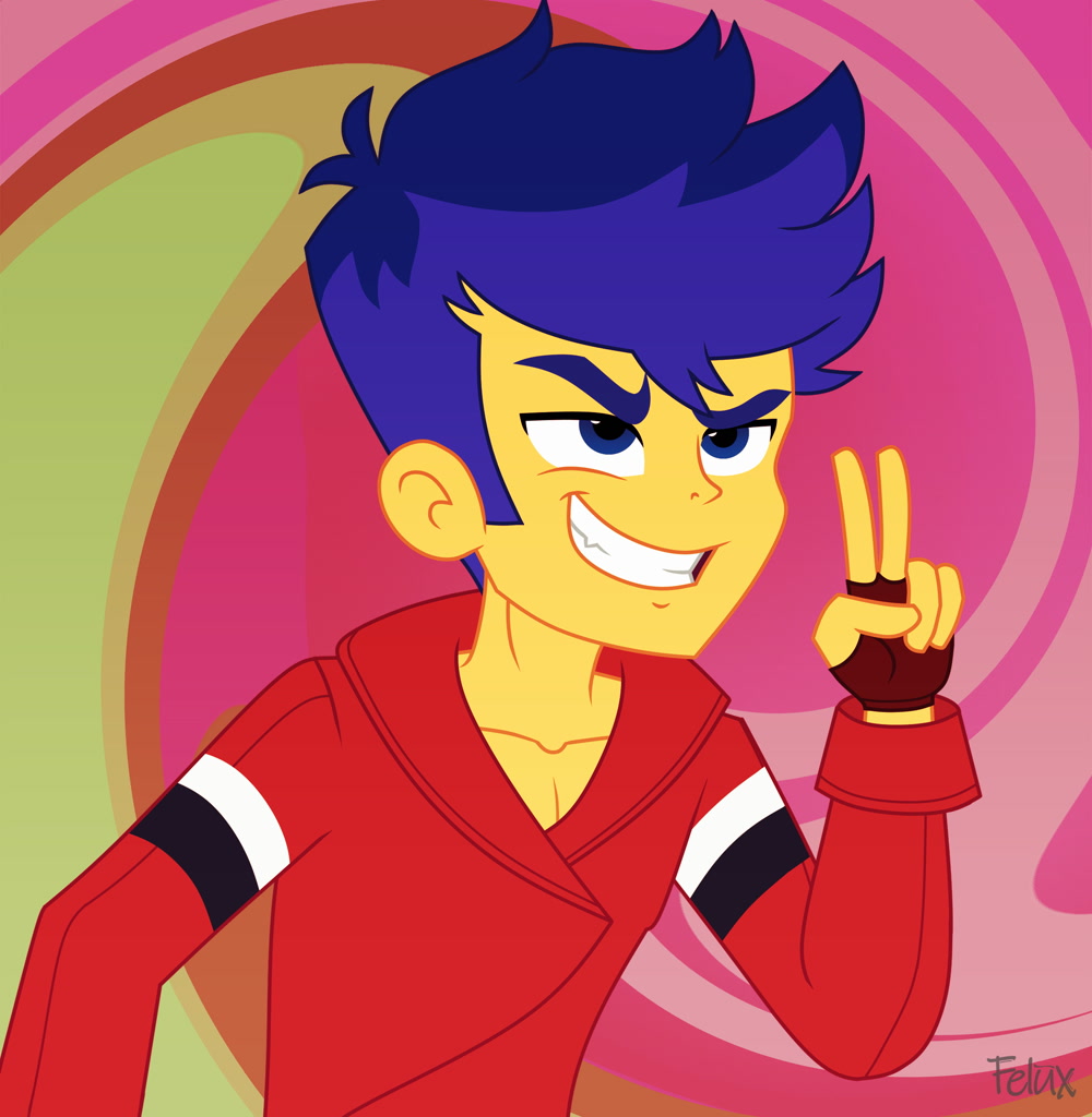 #2363527 - safe, artist:felux, flash sentry, human, equestria girls, g4 ...