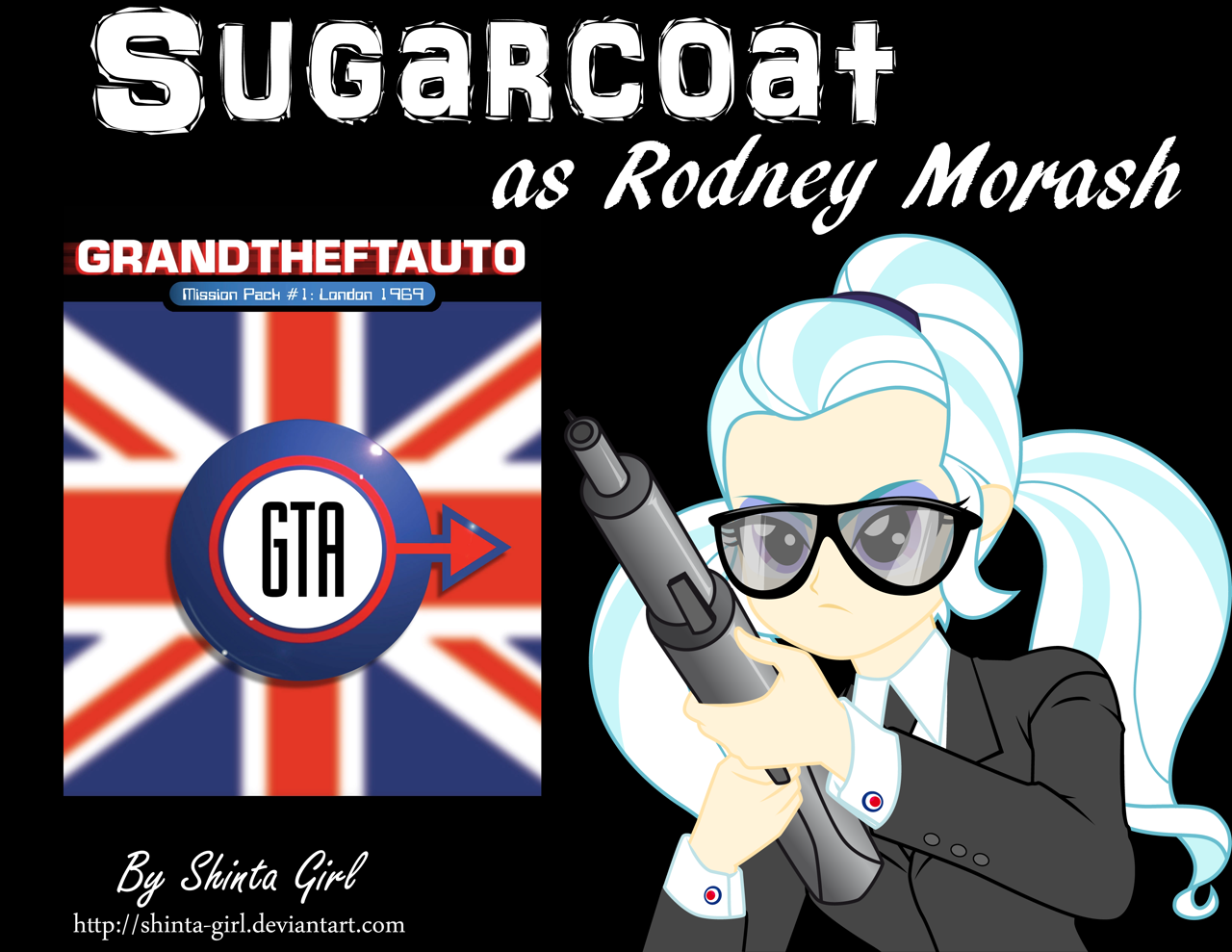 #2371421 - safe, artist:shinta-girl, part of a set, sugarcoat, human ...