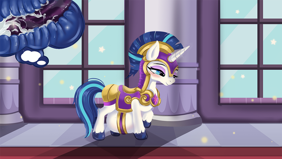 #2372588 - explicit, artist:mdwines, shining armor, pony, unicorn, g4 ...