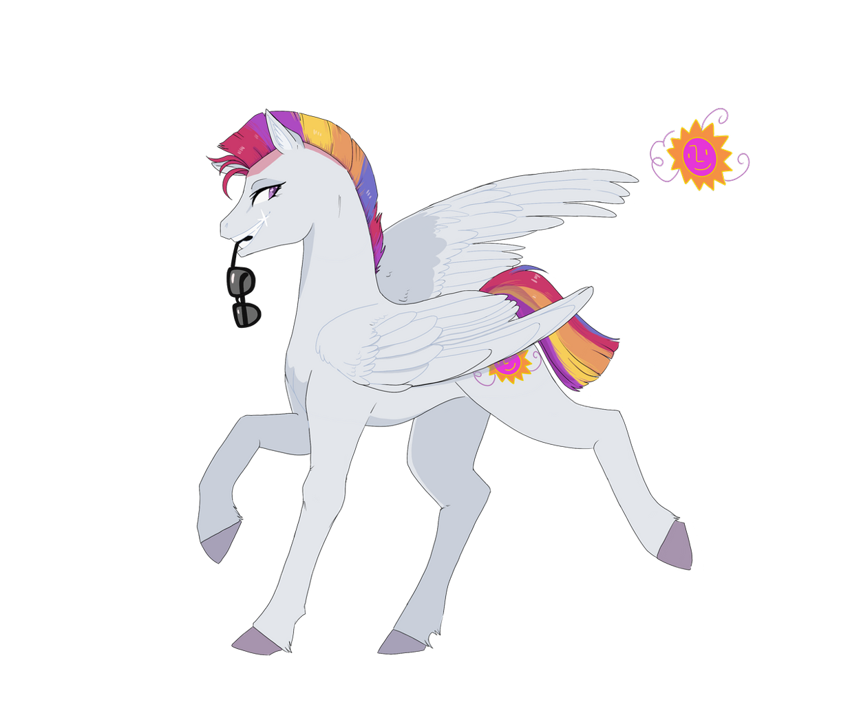 #2375027 - safe, artist:t3ssrina, sunny daze, pegasus, pony, g3, cutie ...