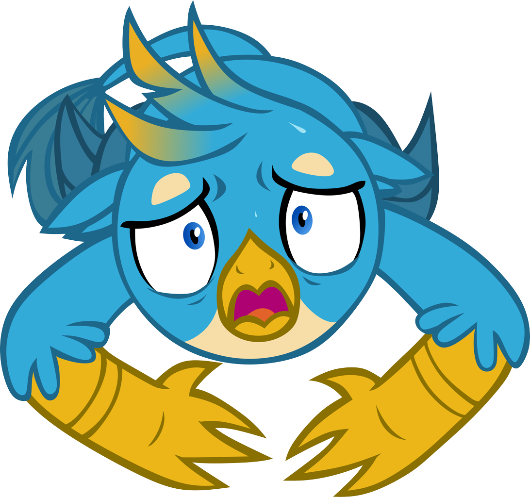 #2378287 - safe, artist:memnoch, gallus, male, simple background, solo ...